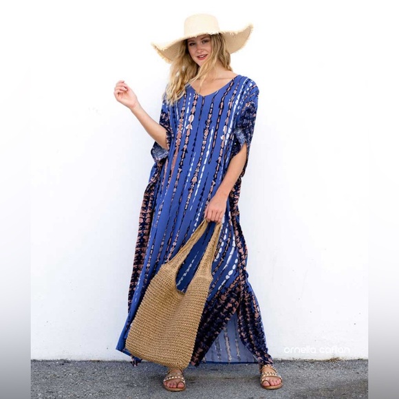 An Ruzi | Kaftans | An Ruzi Women Beach Kaftan Dresses Turkish Swimsuit ...